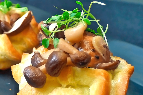 Savoury Choux Buns with Mushroom and Cheese Stuffing | Bake It Better
